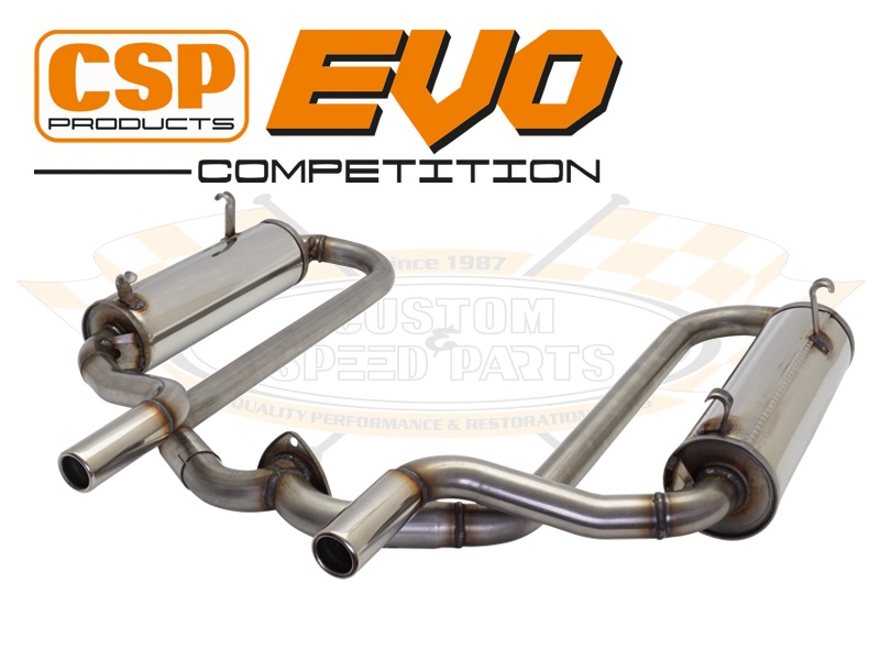 Auspuffanlage Evolution-Competition mit J-Rohren : Custom & Speed Parts ...