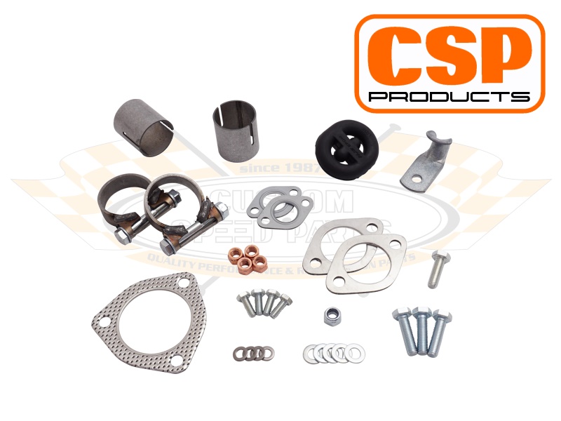 Auspuffanlage Single Muffler mit J-Rohren : Custom & Speed Parts (CSP)