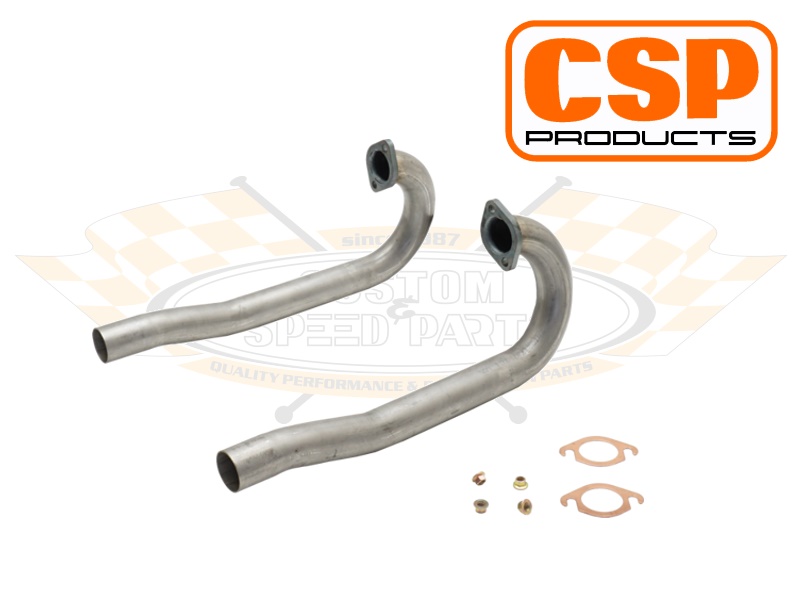 Auspuffanlage Single Muffler mit J-Rohren : Custom & Speed Parts (CSP)
