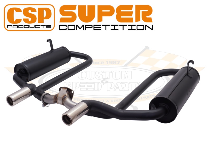 Auspuffanlage Super-Competition mit J-Rohren : Custom & Speed Parts (CSP)