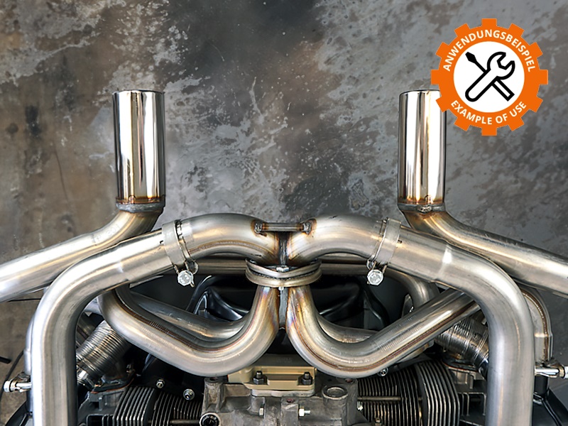 Auspuffanlage Super-Competition mit J-Rohren : Custom & Speed Parts (CSP)