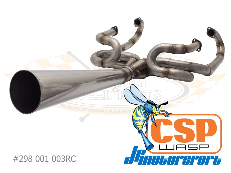 Auspuffanlage WASP-RACE mit Megaphone : Custom & Speed Parts (CSP)